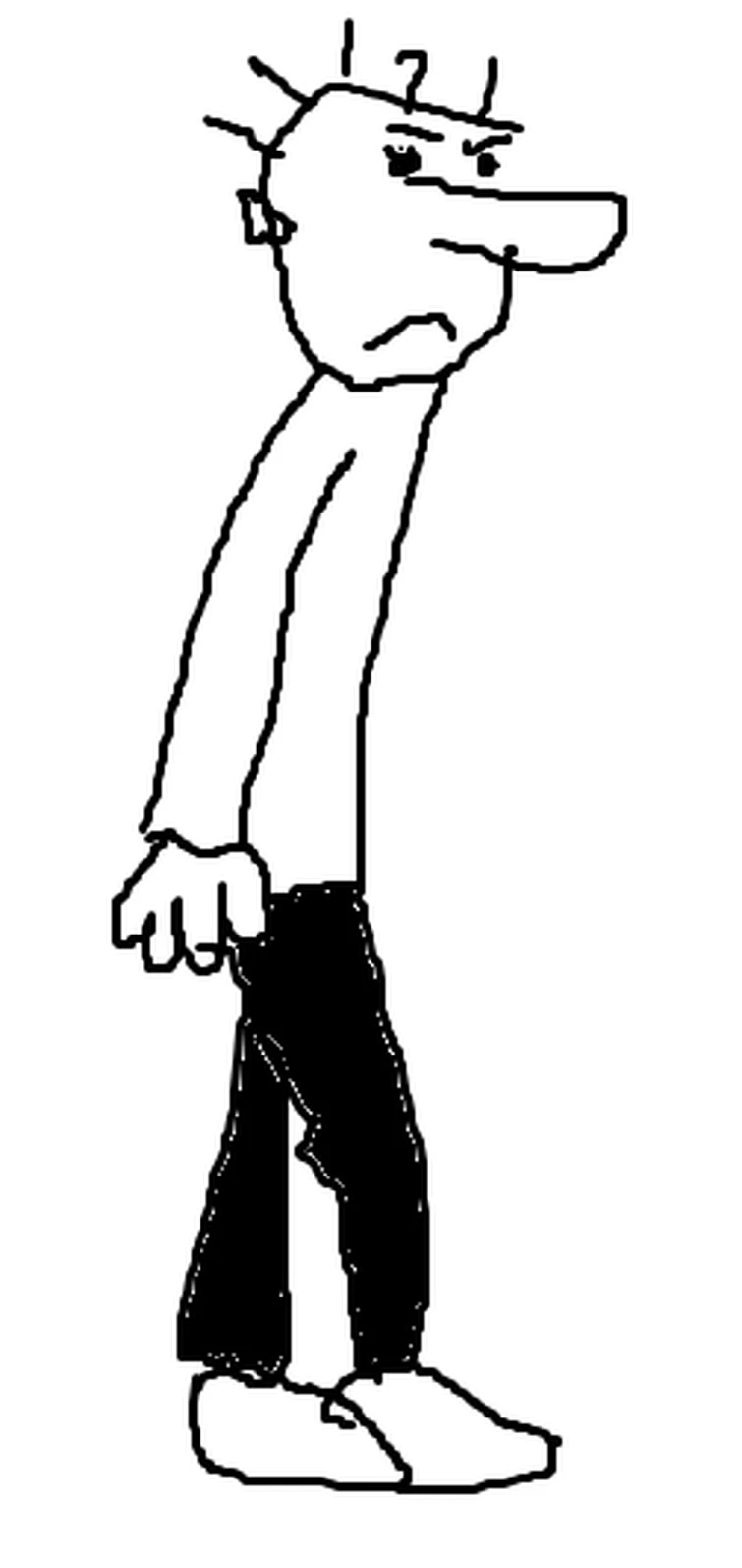 Rodrick except I drew him in 1 minute in ms paint | Fandom