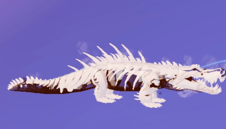 My attempt at a skeleton Sarcosirus | Fandom