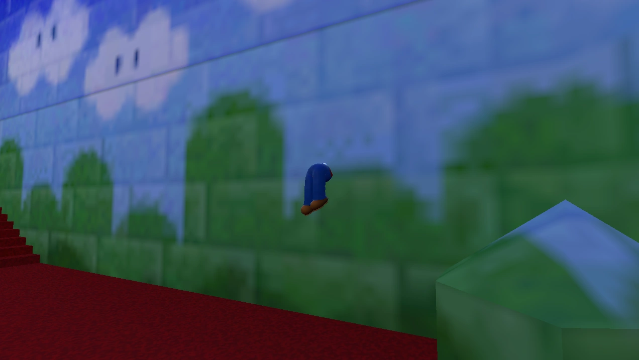 Mario Gets His Head Stuck In The Wall | Fandom