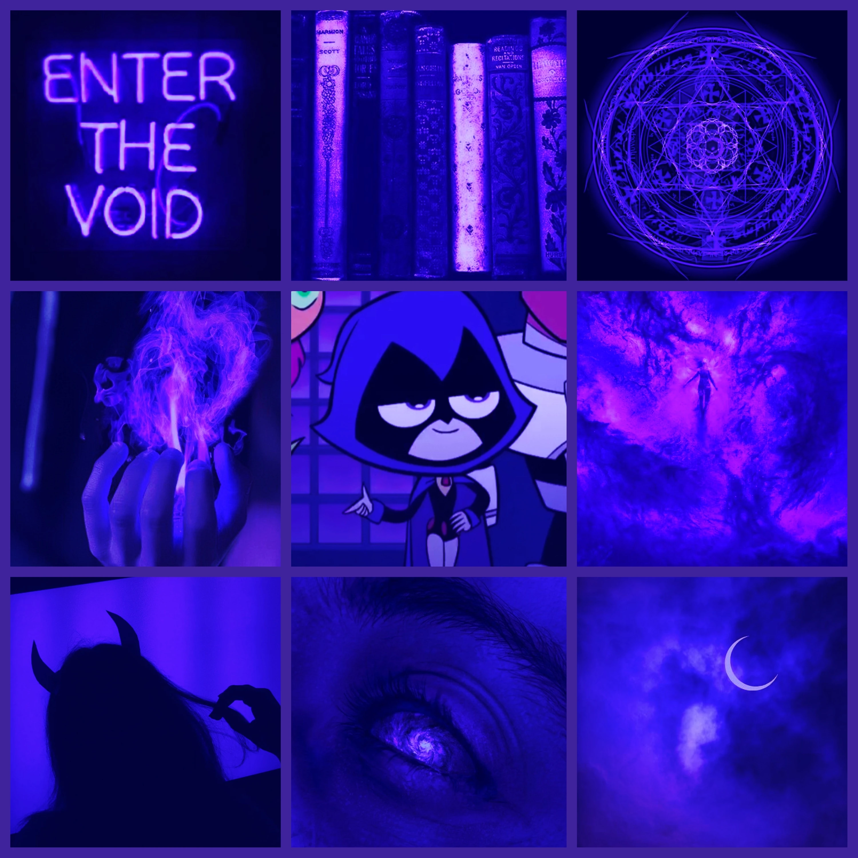 🖤💜☠️ I MADE A MOODBOARD BASED ON RAVEN FROM THE TEEN TITANS SERIES! ☠️💜 ...