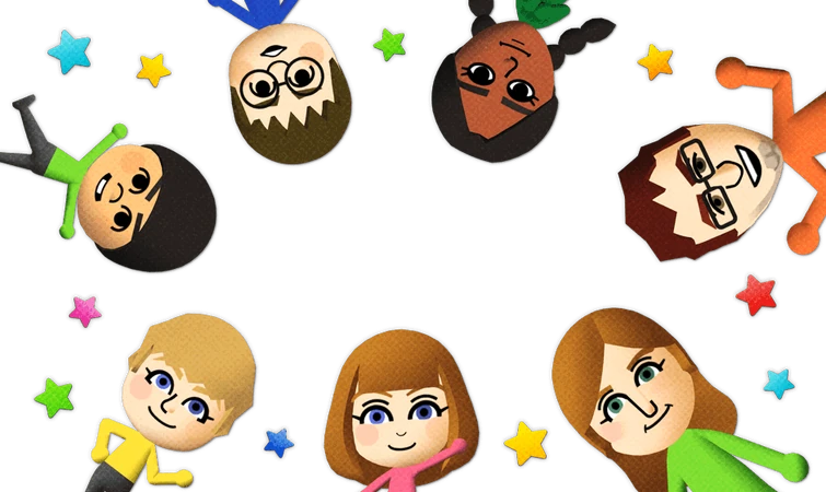 There is a Girl Mii wearing Lime Green that appears in Miiverse ...