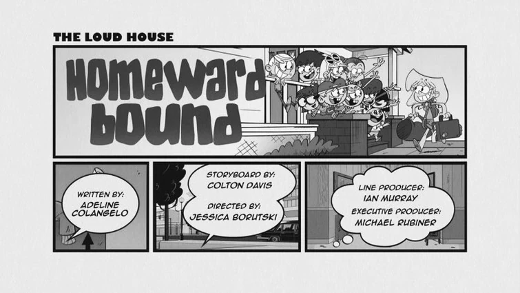 Homeward bound title card in black and white style | Fandom