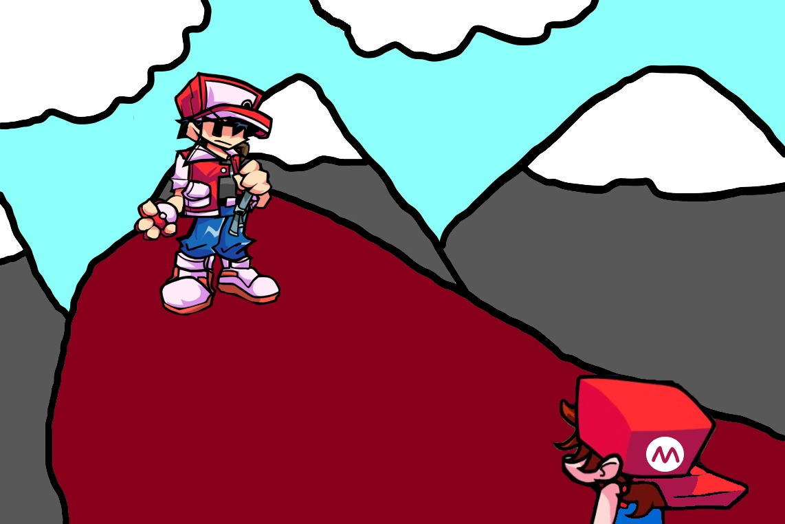 FNF : Pokemon Trainer's Red VS Chris Genderswap(Mario Model) | Fandom