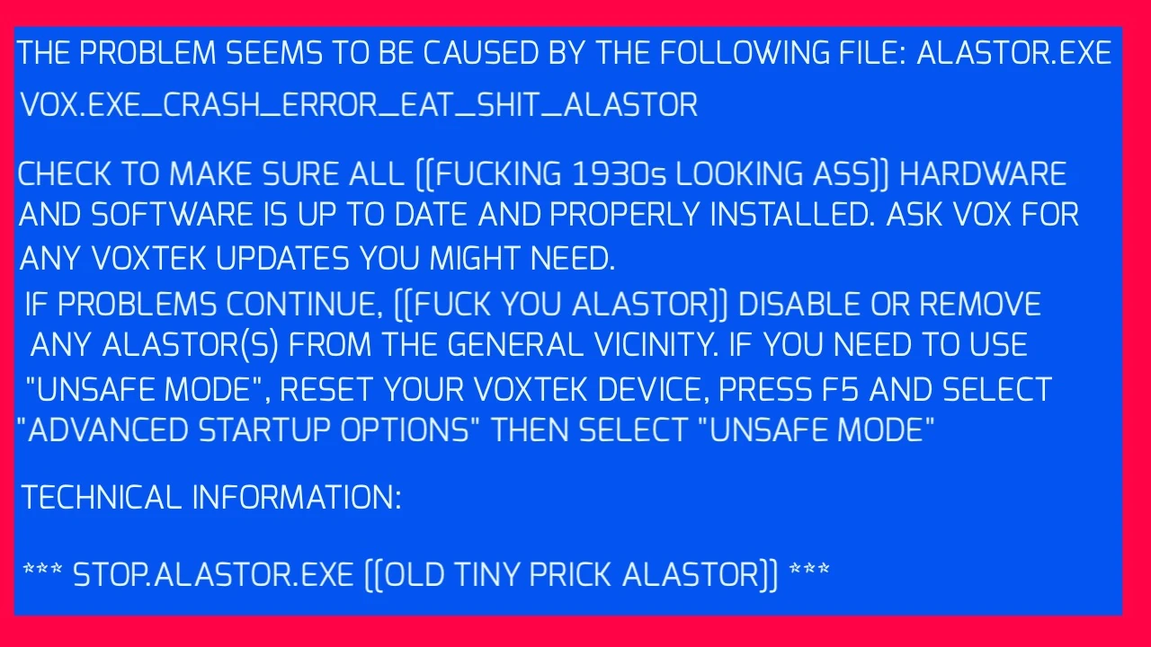 remade vox’s error screen | Fandom