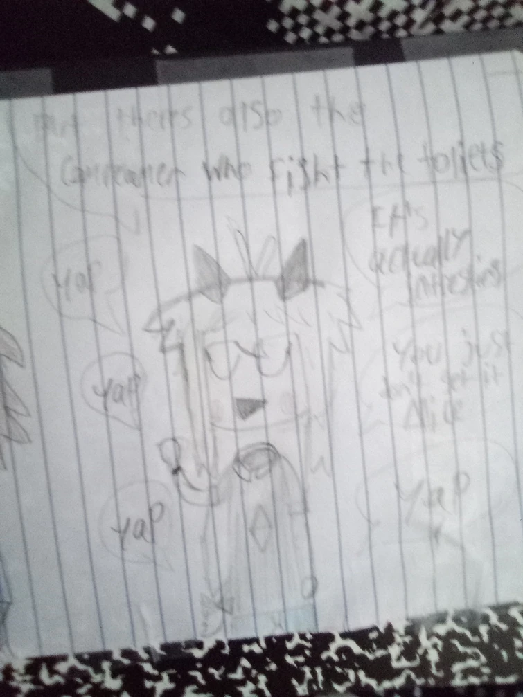 I decorated my math notebook(Fpe stuff on the back) I gotta make sure ...