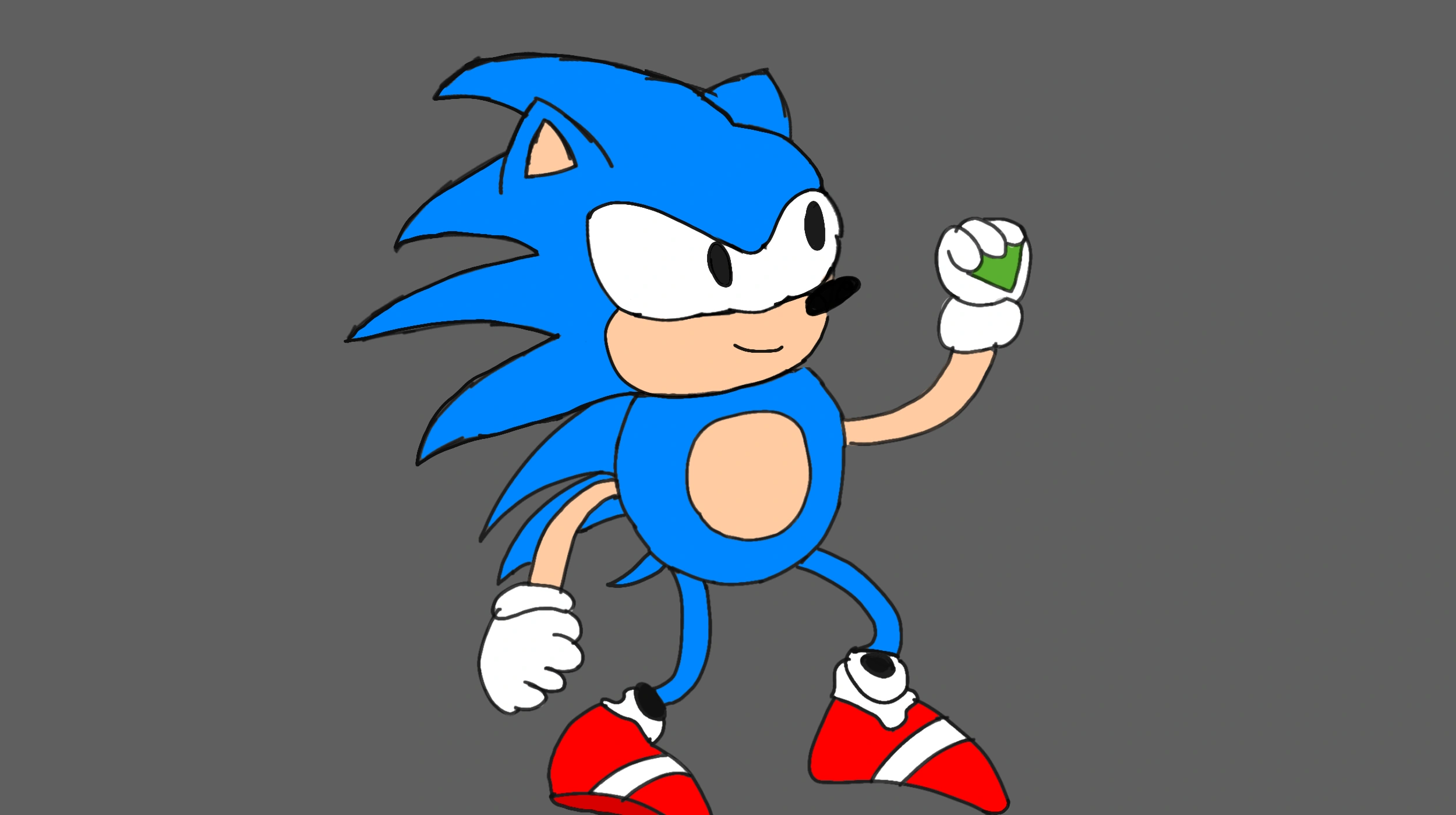First sonic drawing ever (its shit) | Fandom