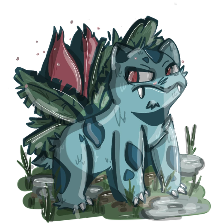 #2 Ivysaur(art) | Fandom