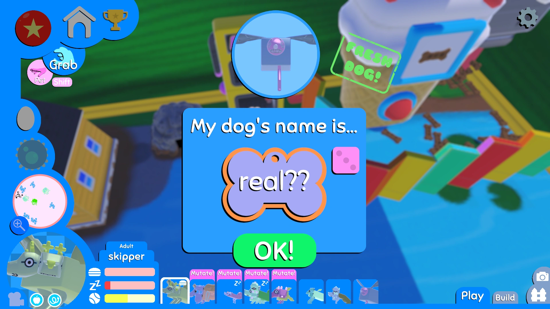 Prototype faced dog | Fandom