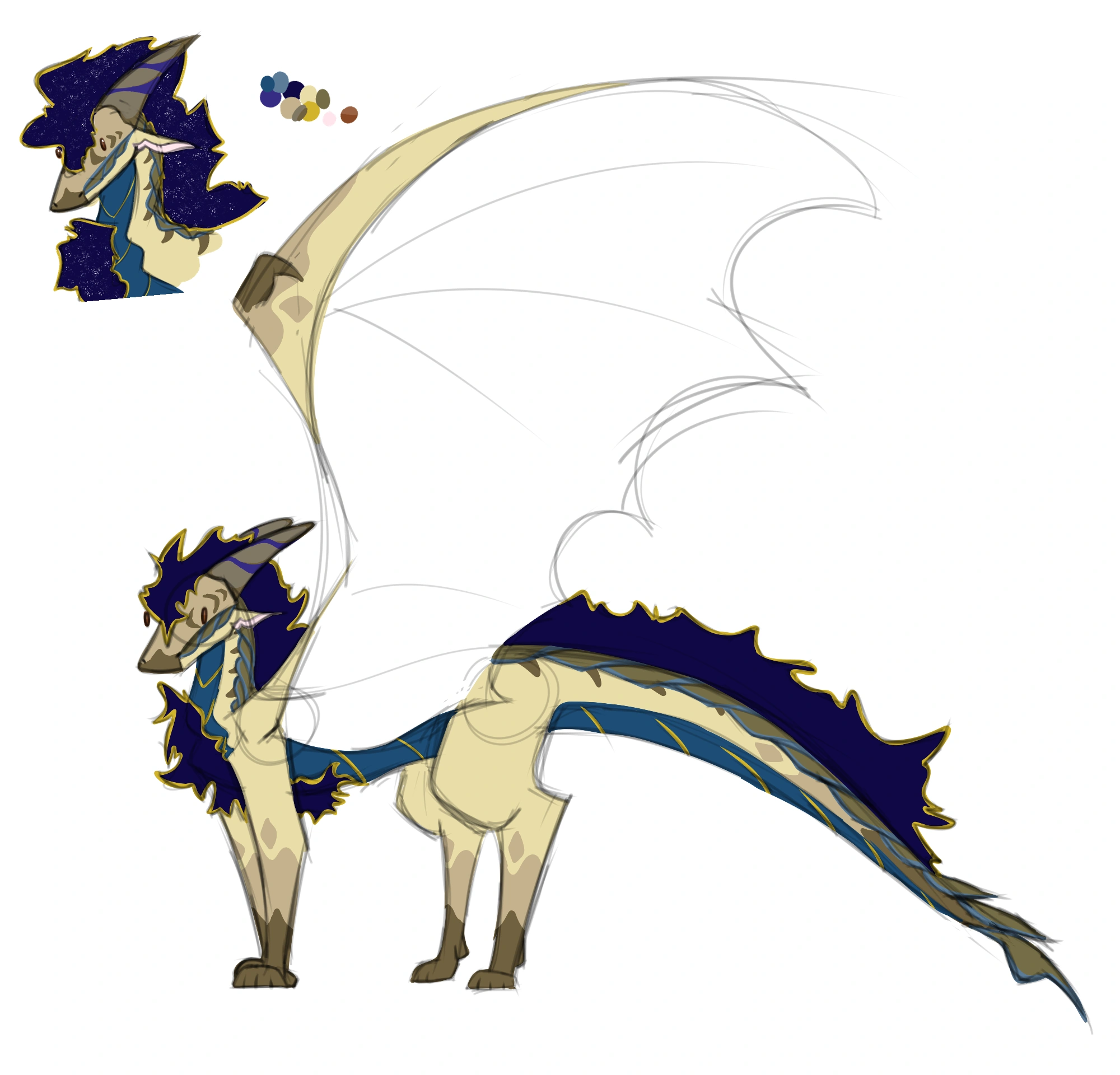 wip + name ideas + what should i color the wings ? | Fandom