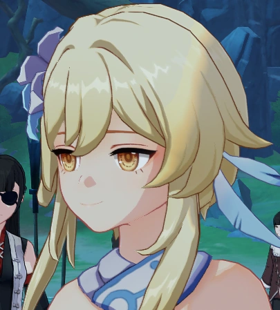 You've seen Surprised Lumine, then Angwy Lumine. Now get ready for Smug ...