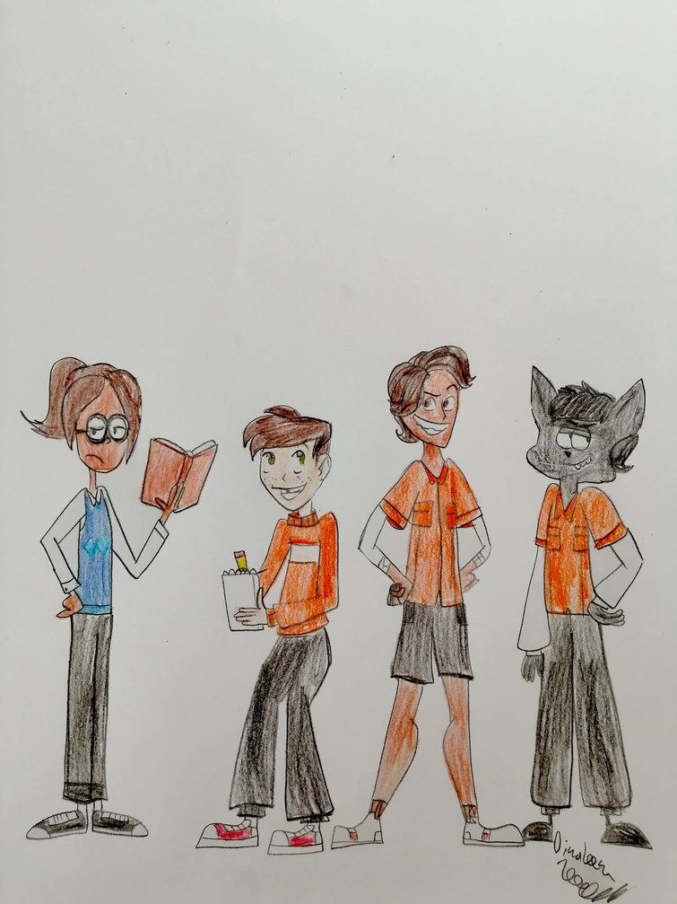 Disventure Camp S1 but With Different Art Styles, Art by DinaLeena2000 ...
