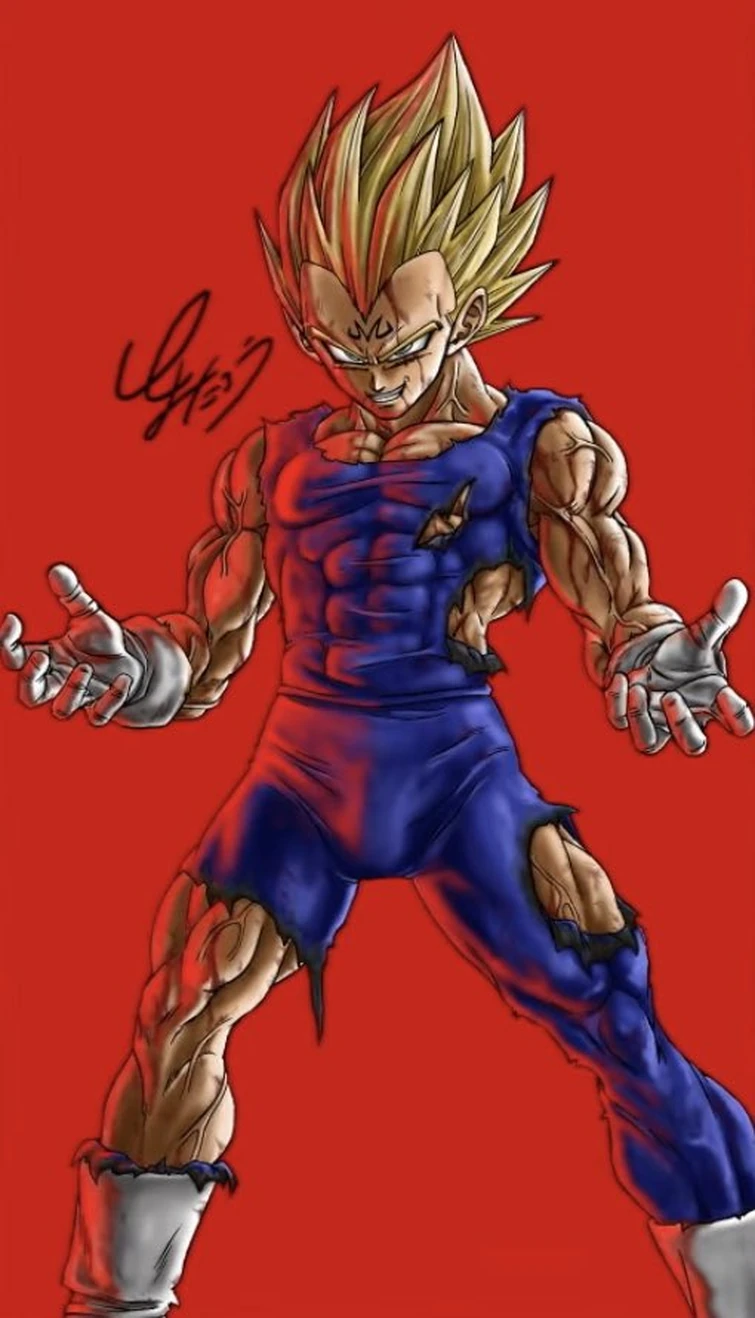 Majin Vegeta by Toyotaro | Fandom