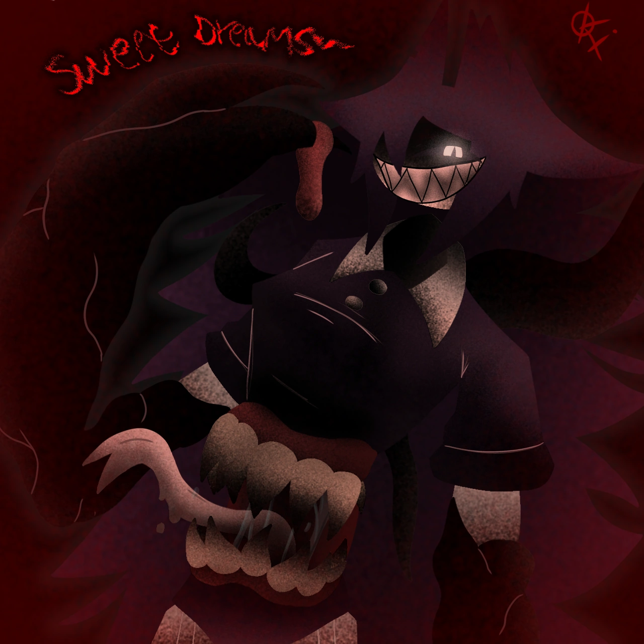 (TW: Blood/Gore) Nightmare Circle art [Looping Nightmares] | Fandom