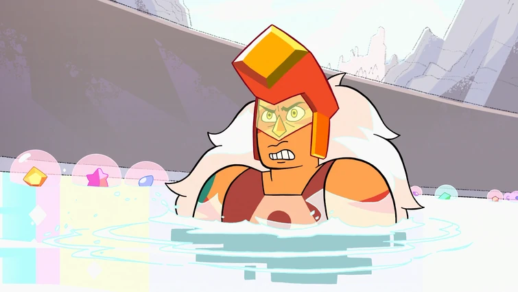 Why is Jasper with the bubbled gems in "Change your mind"? | Fandom