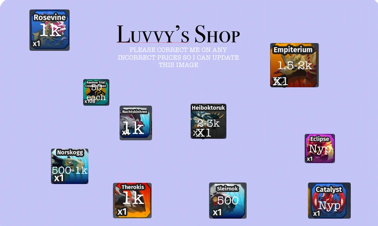 Luvvy’s Creature Feature Store | Fandom