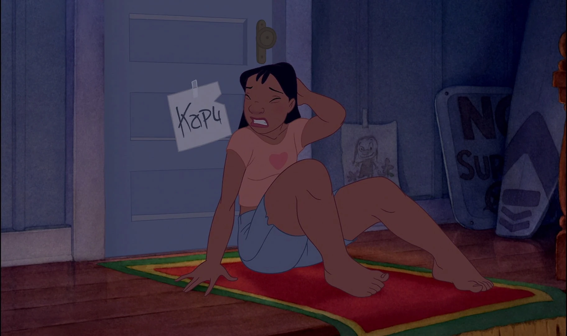 How big a headache do you think Nani had when Lilo slammed the door on her head? | Fandom