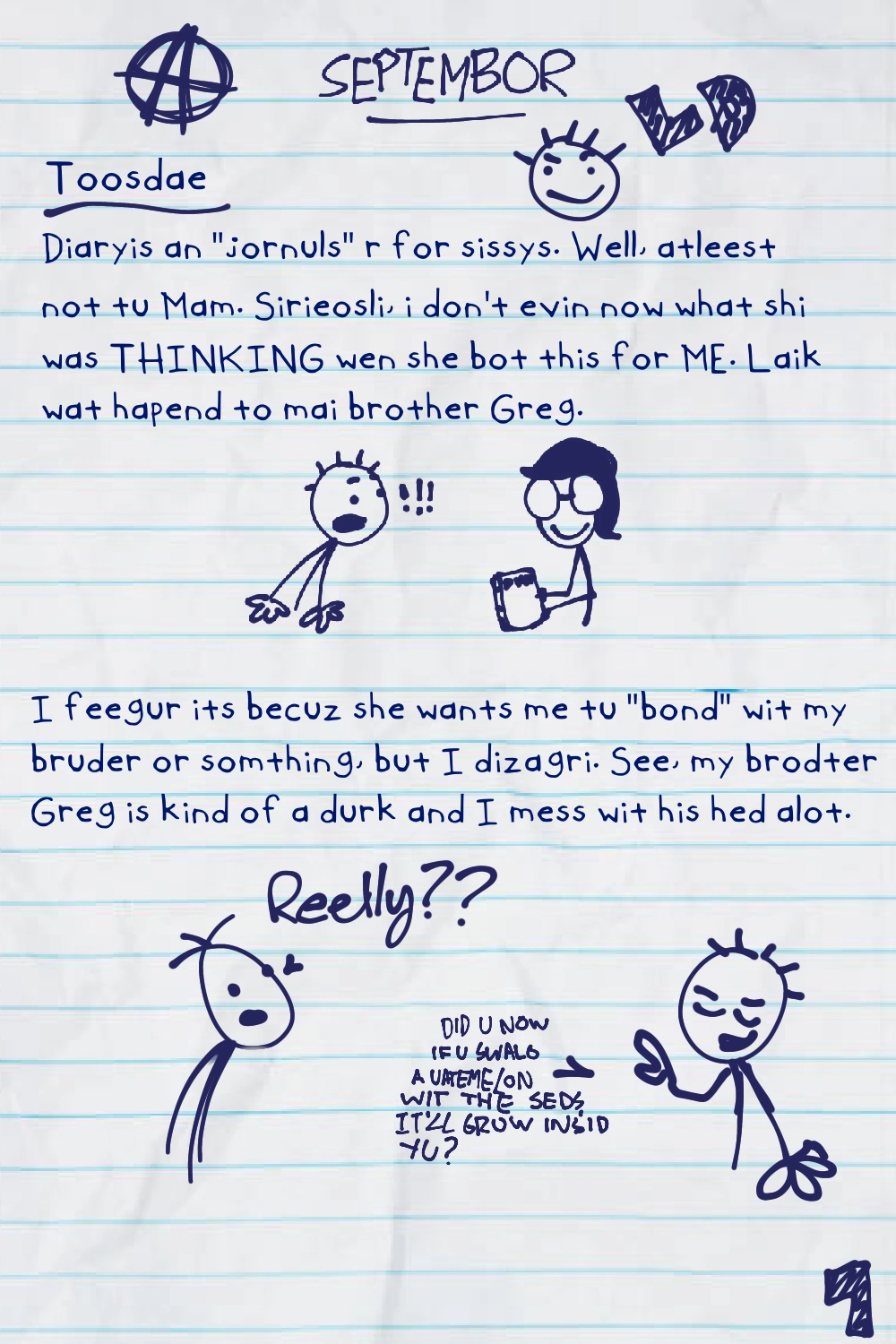 rodrick diary (my ver) | Fandom
