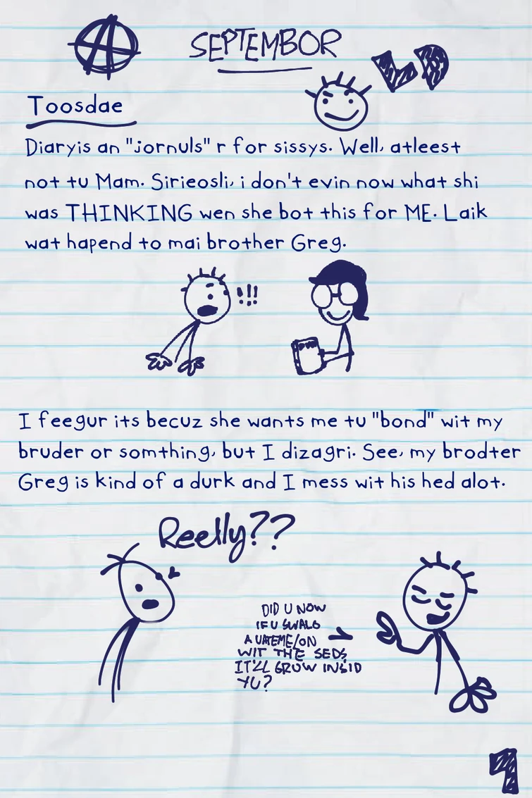 rodrick diary (my ver) | Fandom