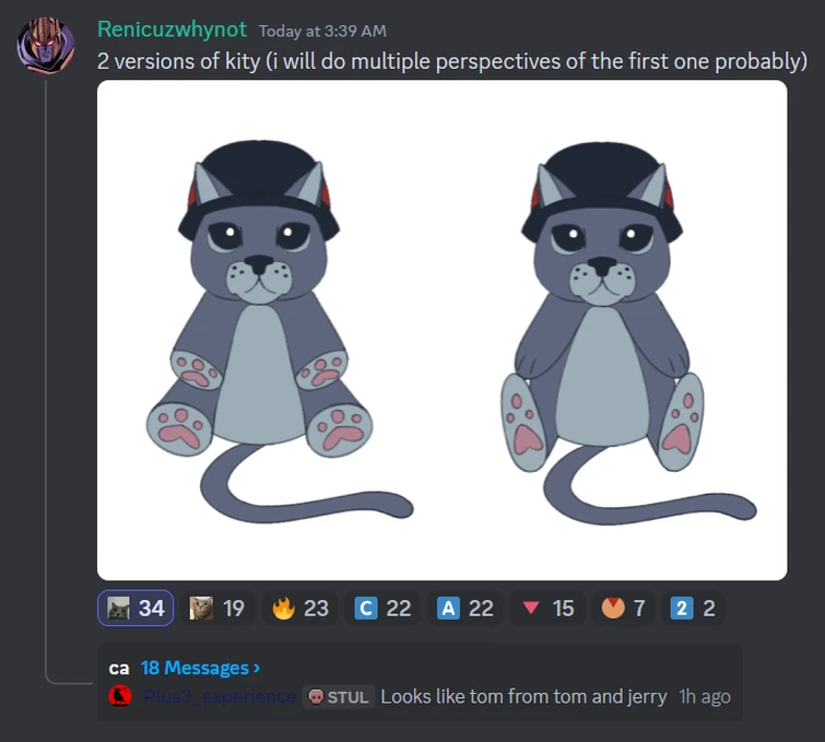 Update: Who here would spend 30 dollars to buy a Centaura cat plushie ...