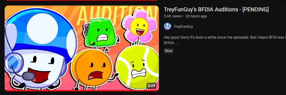 Bfdi Auditions BFDI AUDITIONS 22 YouTube