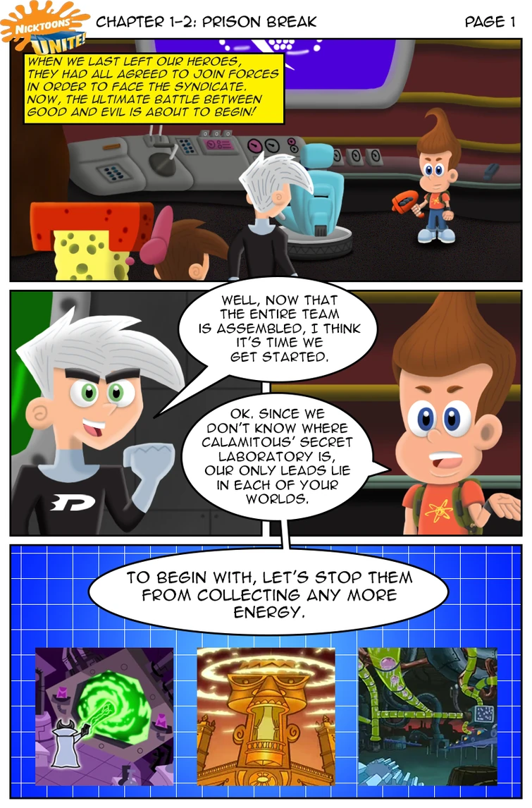 Nicktoons Unite Comic