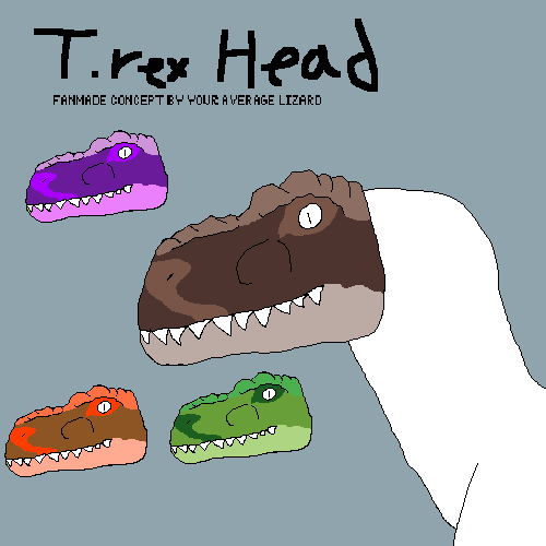 Fanmade Item Designs: T. rex Head | Fandom
