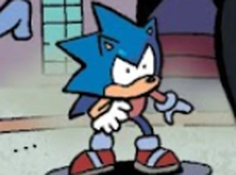 from now on I shall try to use Sonic reaction images from the comics ...