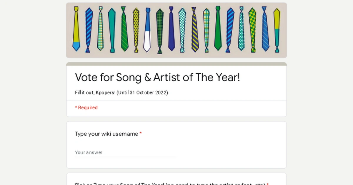 Vote for your Artist & Song of the Year! | Fandom