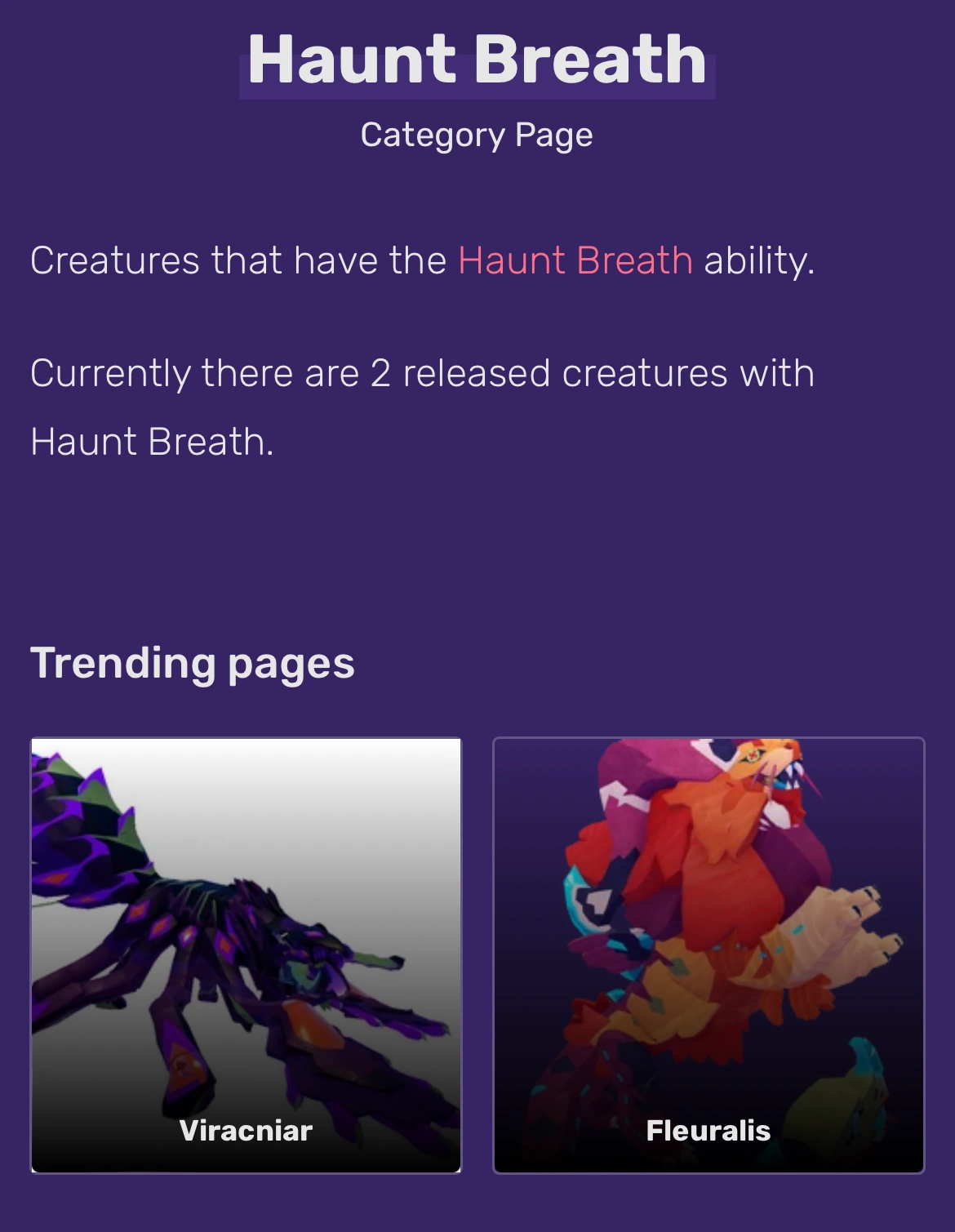 We need more creatures with haunt breath!! | Fandom