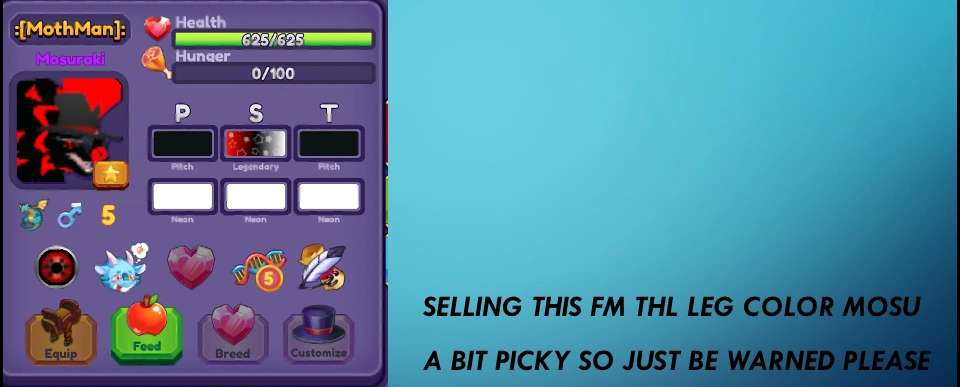 Selling fm thl leg color mosu | Fandom