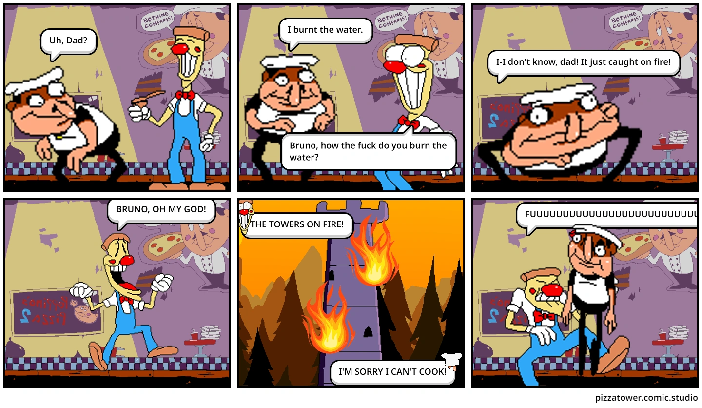 Bruno burns the Water | Fandom