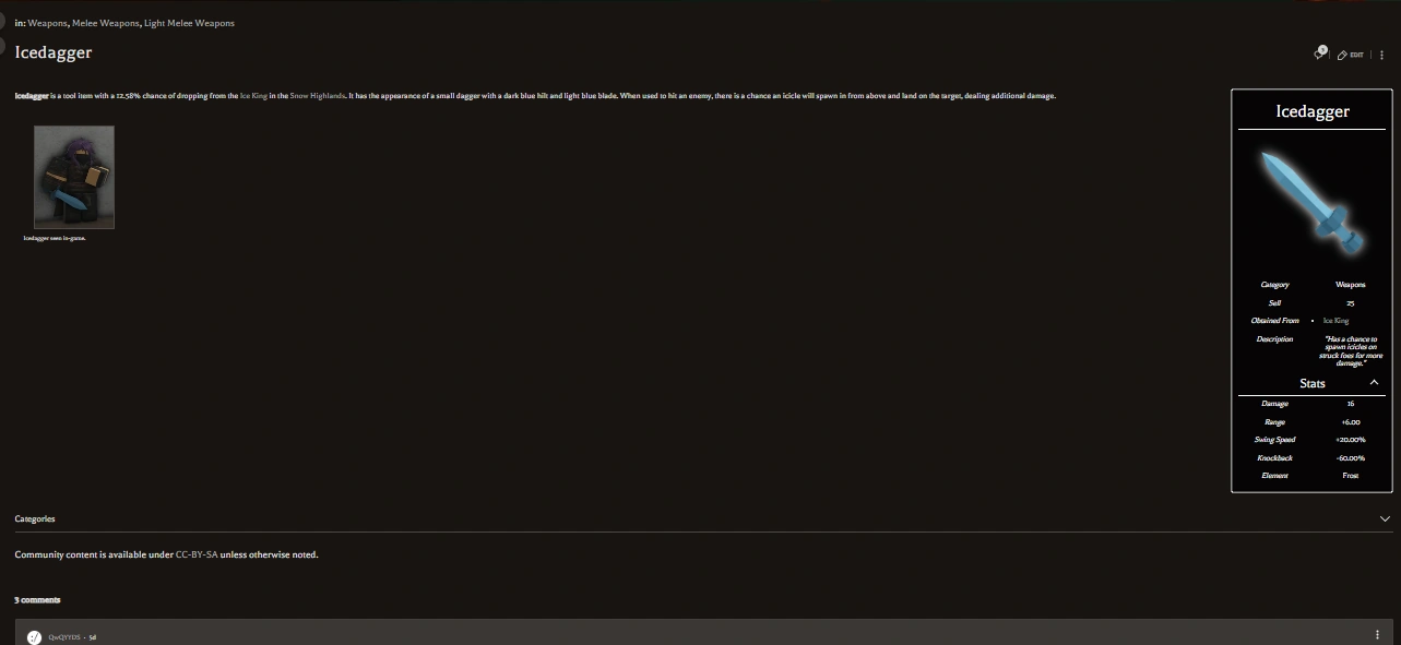 ICEDAGGER | Fandom