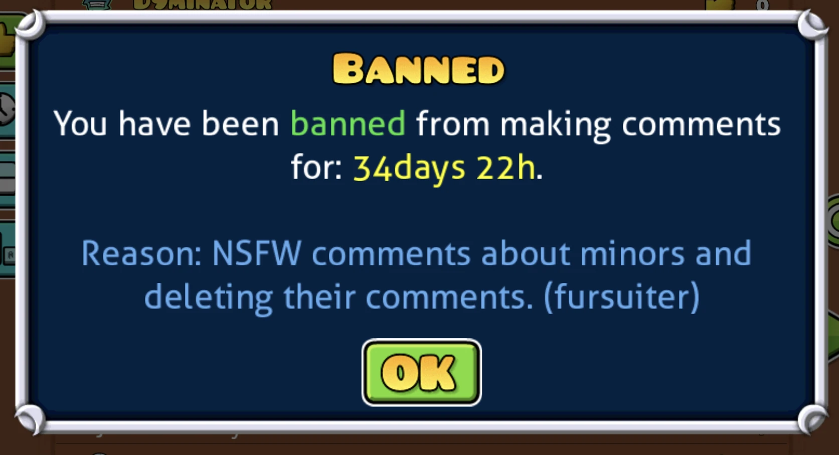 legit perma ban!!!11 | Fandom