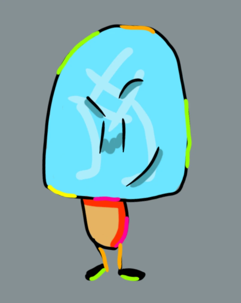 He looks like he ate glowy stuff.. | Fandom