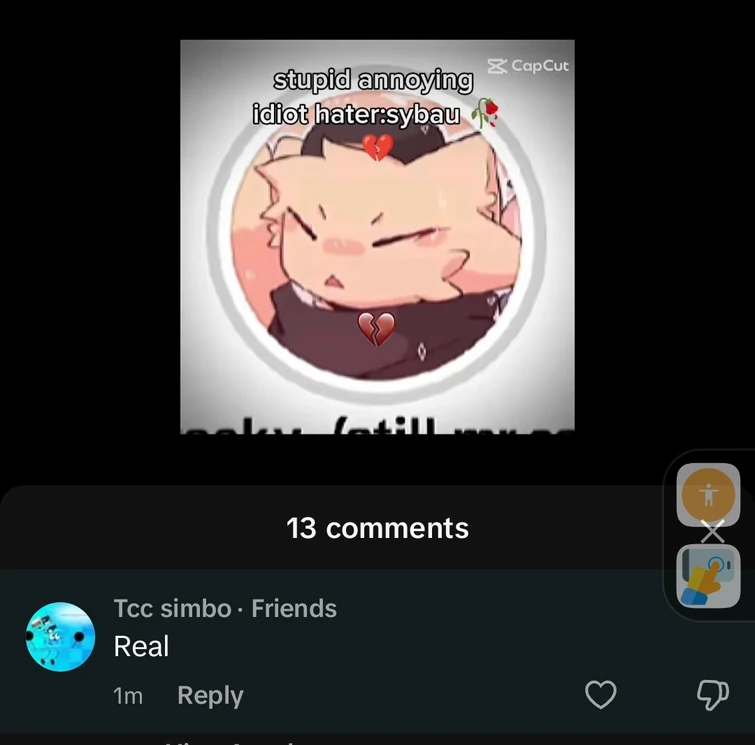 Guys TCC is the first one who was making fun of me and with my hater ...