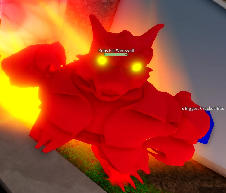 This ruby fat werewolf that I got 1.5 hours ago. | Fandom