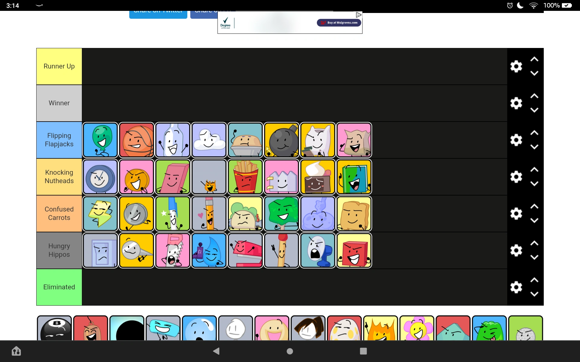 Frozenhusk's BFB VV 1 | Fandom