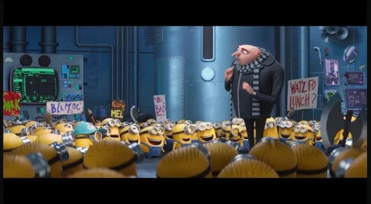 Did you know in this scene, a lot of the Minions seem to be doing the ...