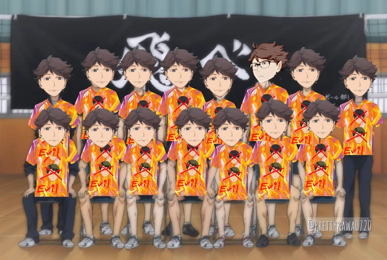 look at Oikawa. | Fandom