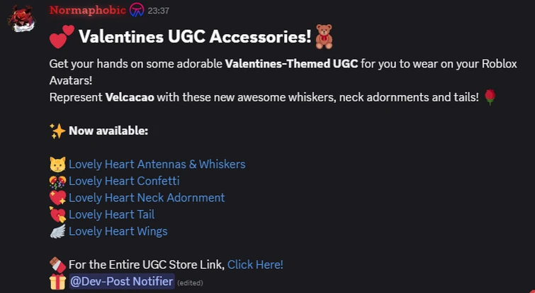 More UGC Accessories! | Fandom