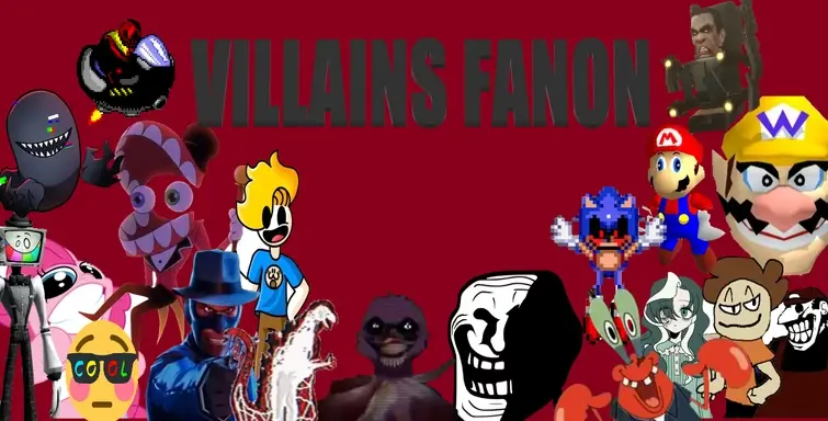 My custom Villains Fanon Wiki Poster. | Fandom