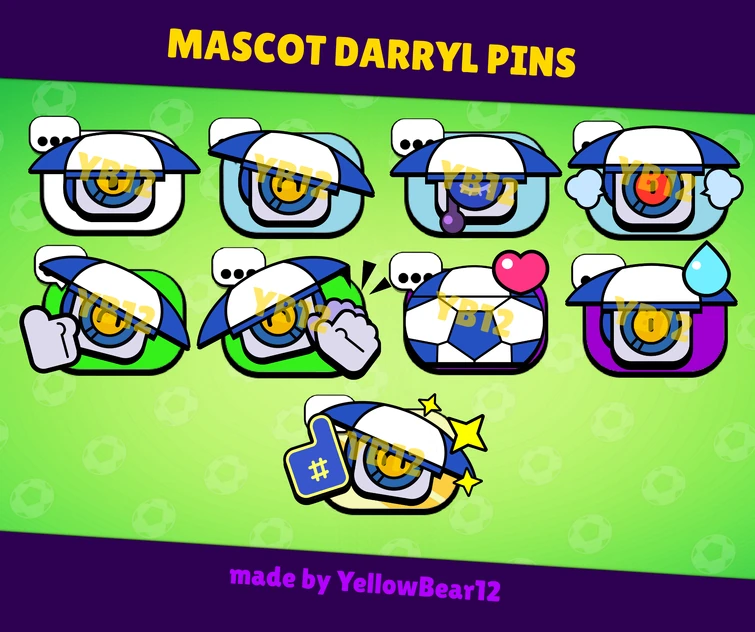 Mascot Darryl pins | Fandom
