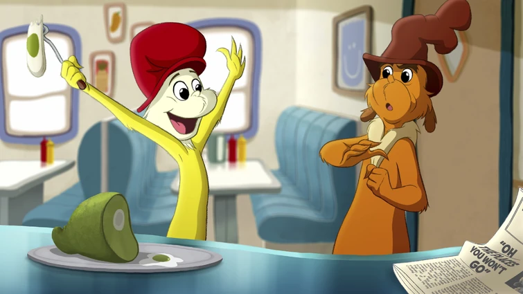 Fun fact: the green ham in Green Eggs and Ham is actually the meat of ...