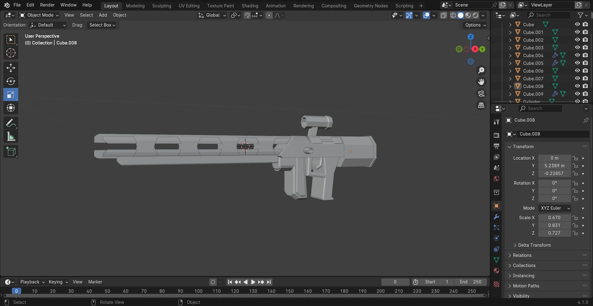 So i tried recreating Outlaw V2's Lvl 0-2 Gun | Fandom