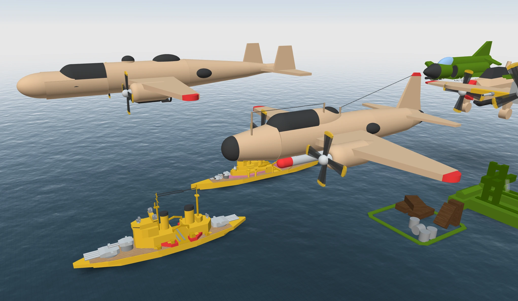 Made Mitsubishi G3M and G4M (Nell and Betty) bombers in cospaces | Fandom