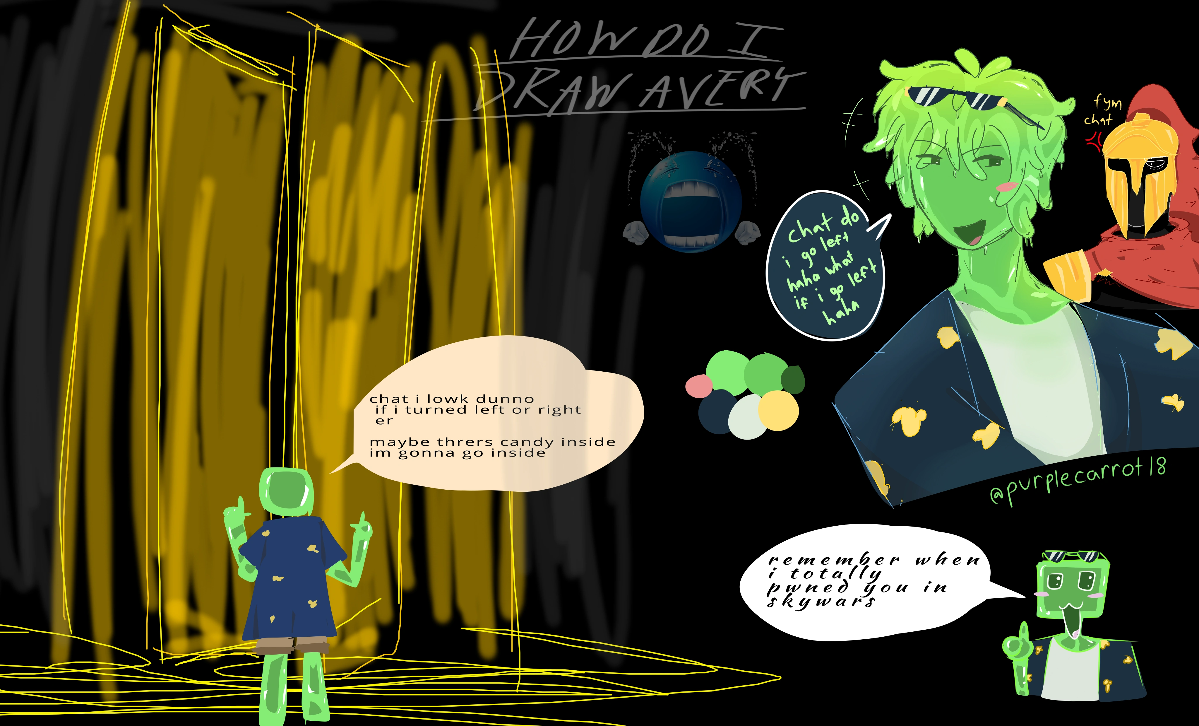 more sfawtde doodles (avery)(click for good quality otherwise its buns ...