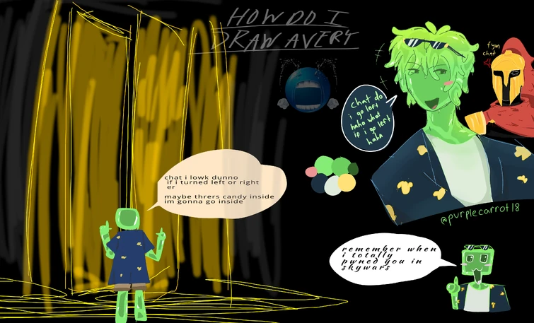 more sfawtde doodles (avery)(click for good quality otherwise its buns ...