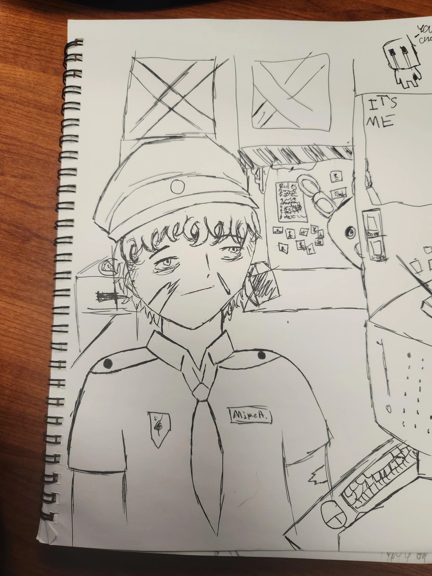 Mike drawing | Fandom