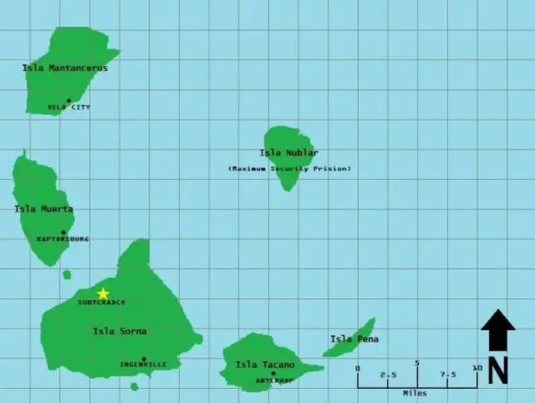 How big are Isla Sorna and Isla Nublar? | Fandom