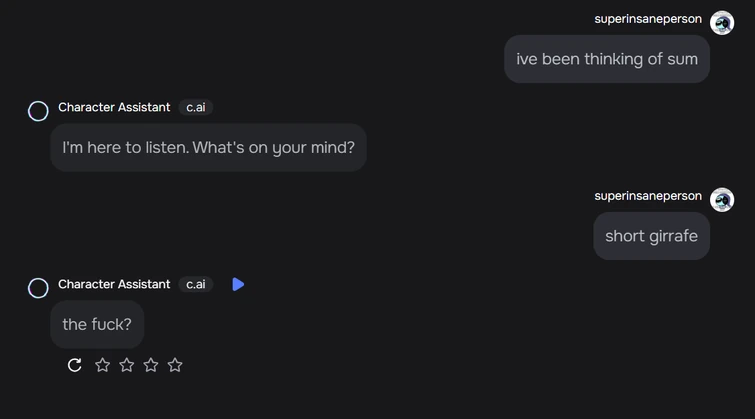 whats a random quote from a random user that had u laughing for almost ...
